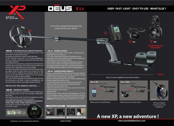 XP Advertising of DEUS and WS5 wireless headphone | XP METAL DETECTORS